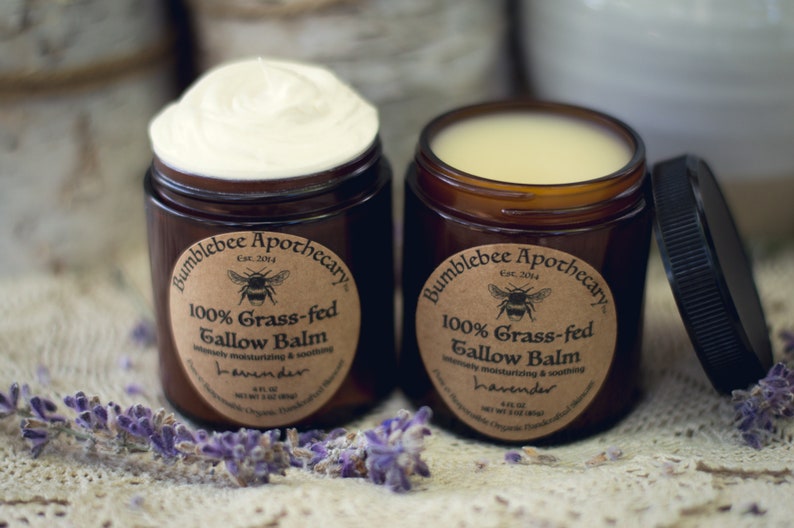 Organic Tallow Balm 100 Grass Fed Whipped Or Solid Etsy