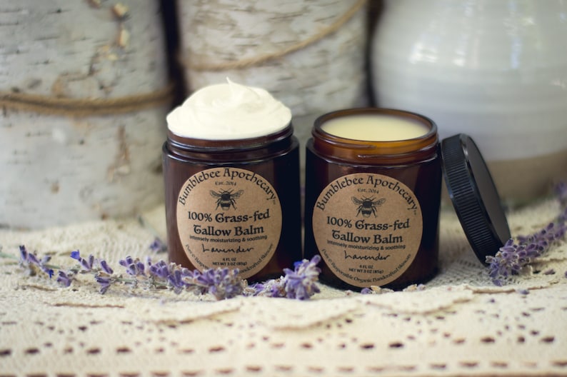 Organic Tallow Balm 100 Grass Fed Whipped Or Solid Etsy