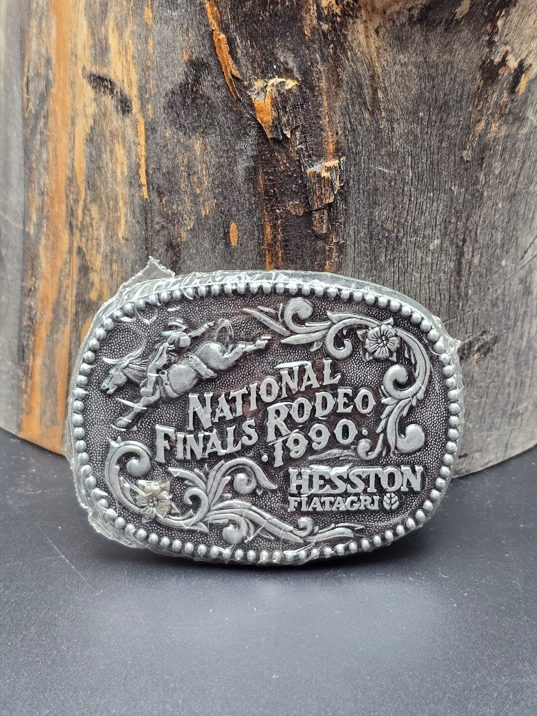 1990 NFR Belt Buckle Small (original Packaging) - Etsy