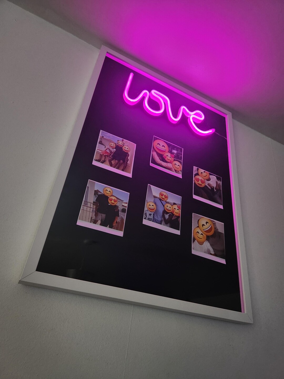 Neon Photo Frame Personalised 100 Customisation Ideas Custom Photos ...