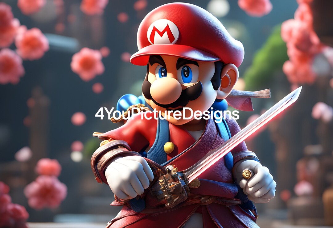 Super Mario Ai Art Bundle 5 Digital Album - Etsy