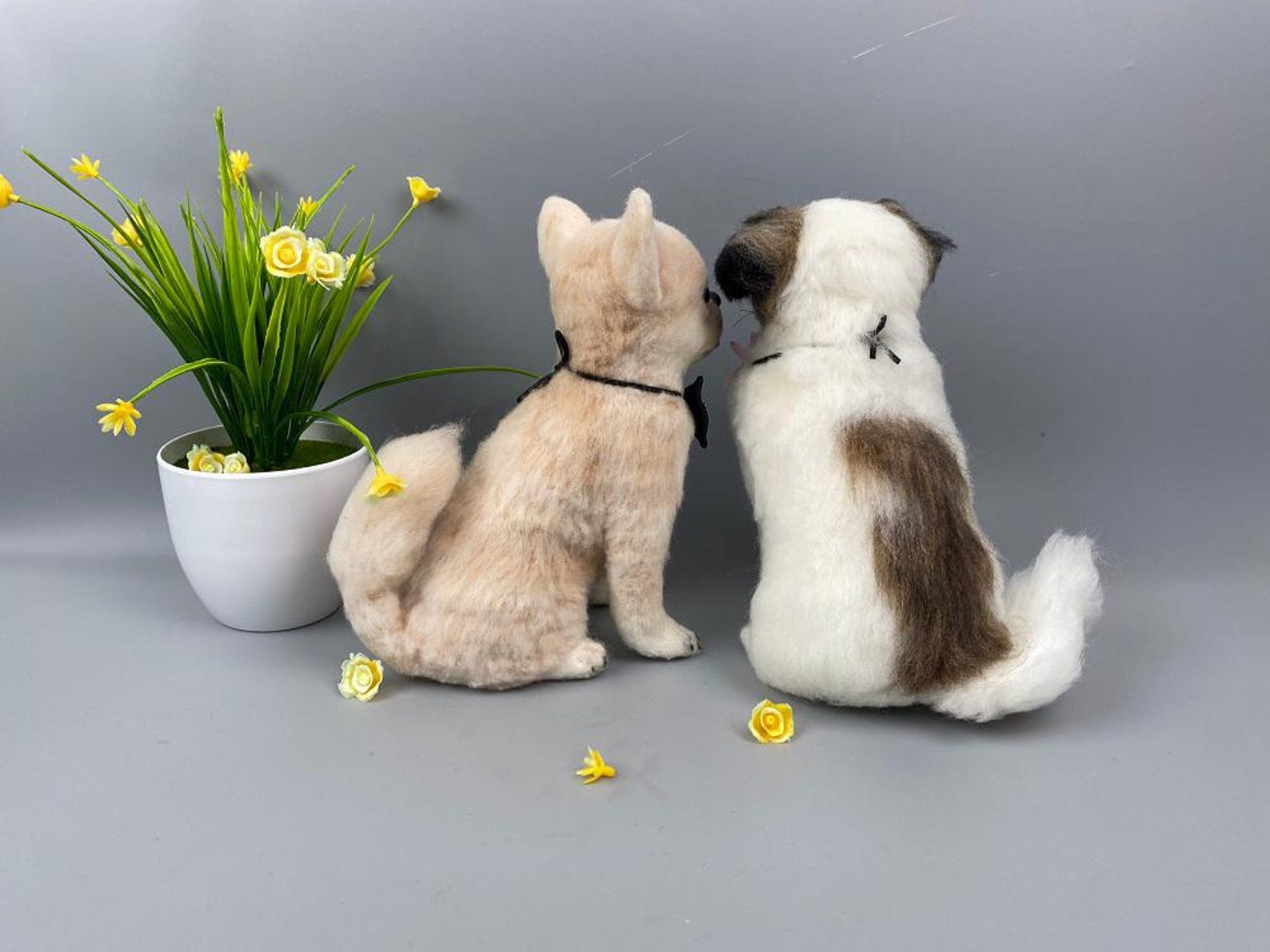 Custom Felt Pet, Felt Dog Figure, Life Like Felted Cat Replica - Etsy