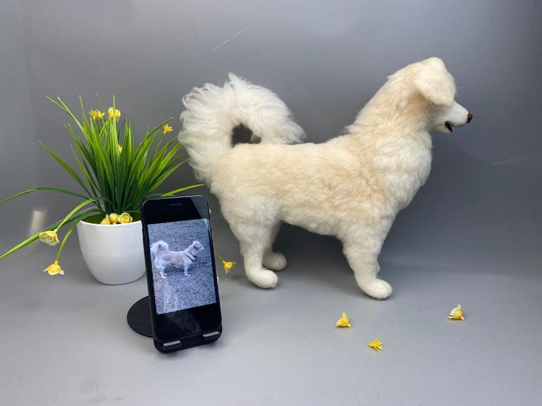 Custom Felt Pet, Felt Dog Figure, Life Like Felted Cat Replica - Etsy