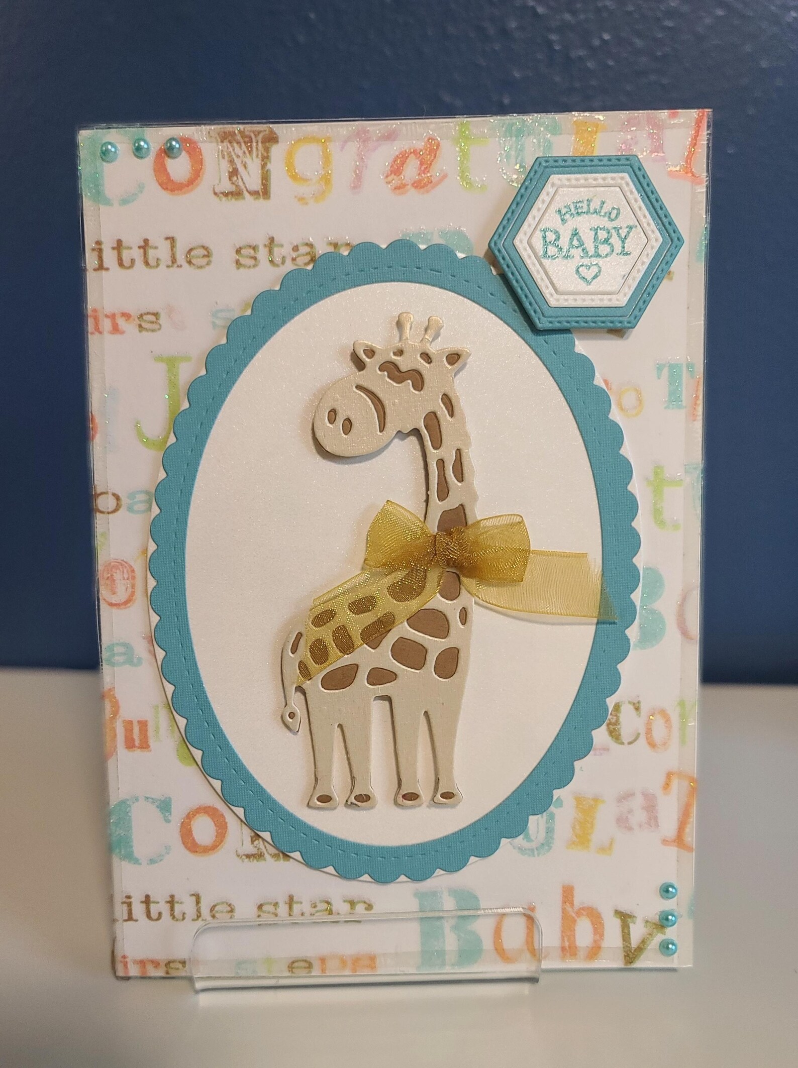 Baby Card - Baby Gerry the Giraffe - Etsy