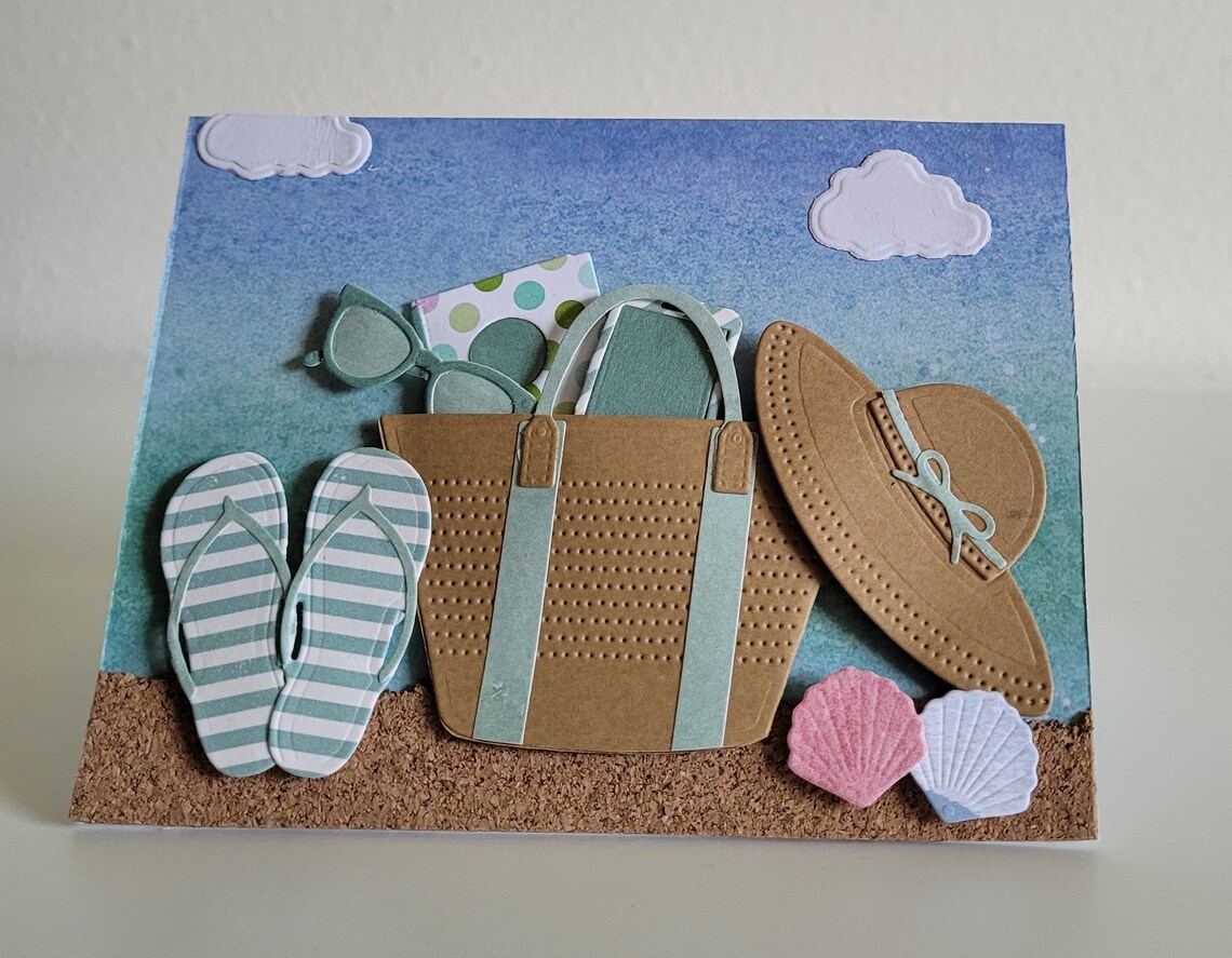 Greeting Card Beach Day - Etsy