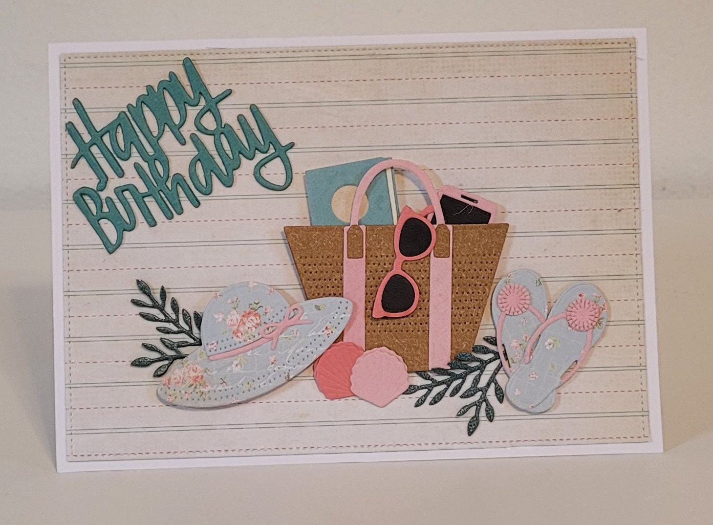 Birthday Card Beach Day - Etsy