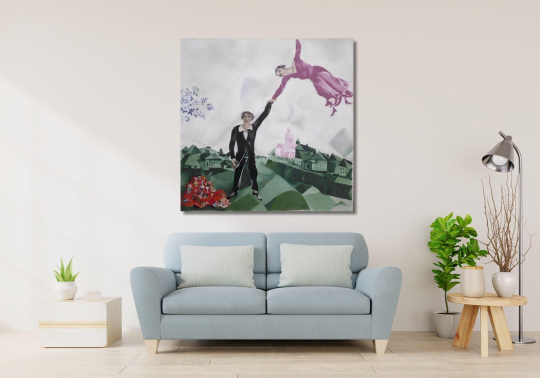 The Promenade by Marc Chagall Ready to Hang Canvas,marc Chagall Art ...