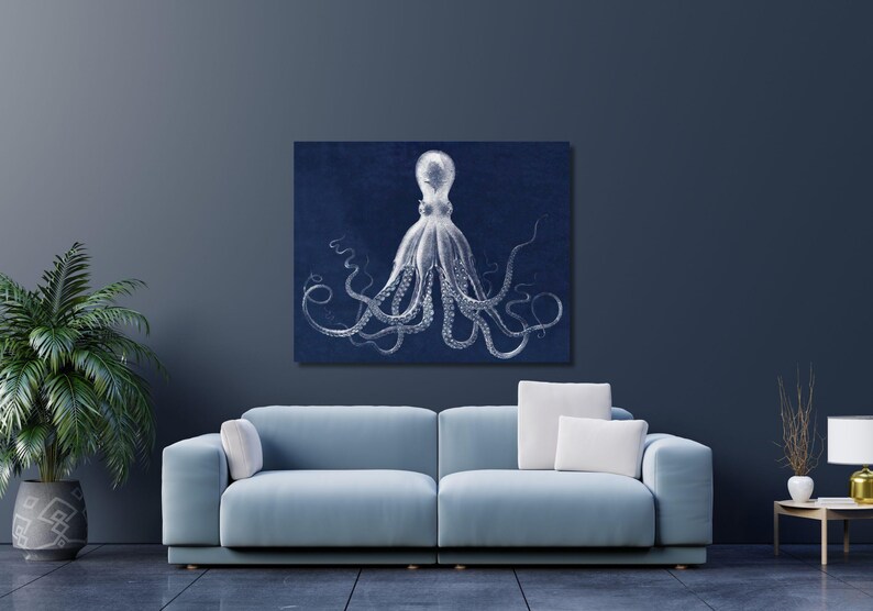 Octopus Canvas Poster, Octopus Art Print, Lord Bodner's Octopus, Lord ...