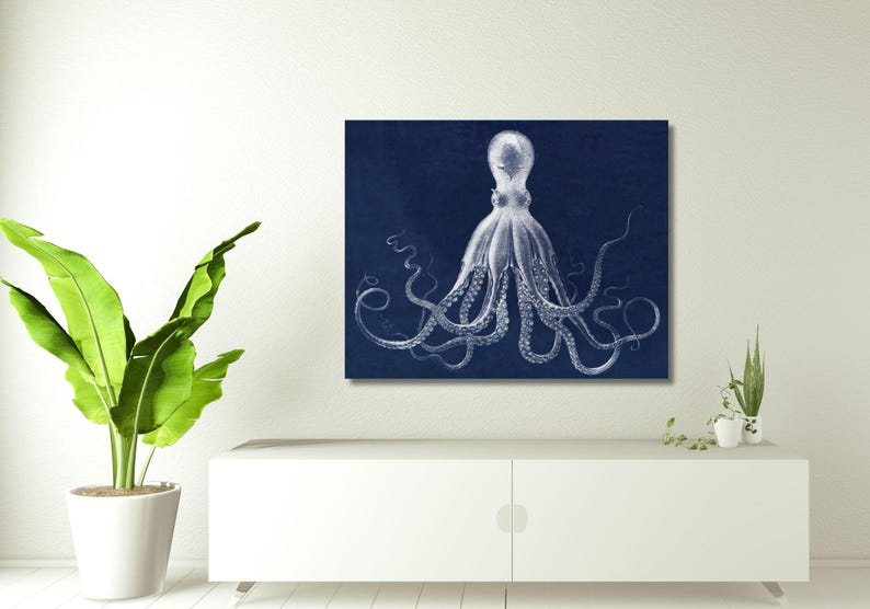 Octopus Canvas Poster, Octopus Art Print, Lord Bodner's Octopus, Lord ...