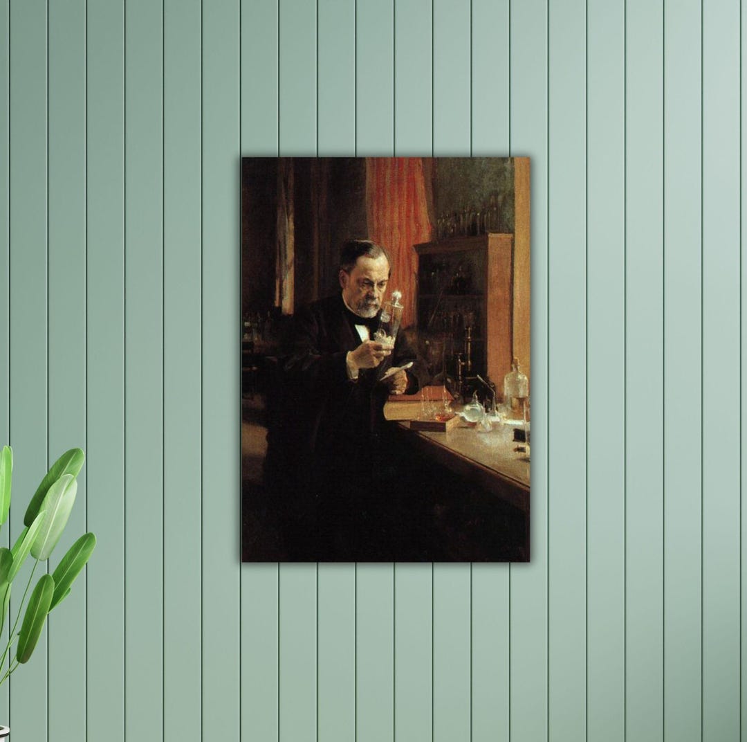 Albert Edelfelt Portrait of Louis Pasteur Canvas Albert Edelfelt Paint ...