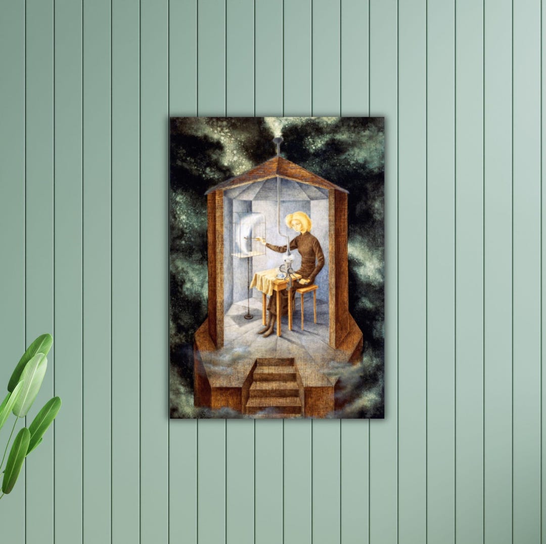 Remedios Varo Celestial Pablum 1958 Poster Varo Canvas Varo Wall Art ...