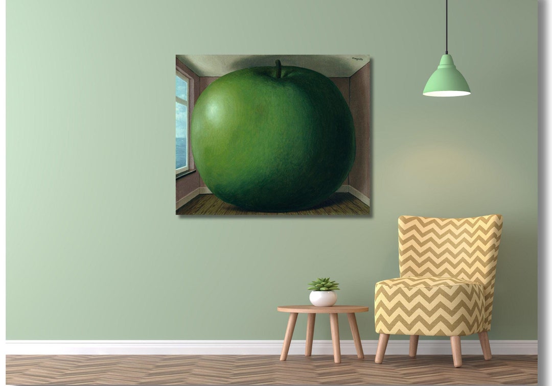 Rene Magritte Print Wall Art,rene Magritte's the Listening Room Artwork ...