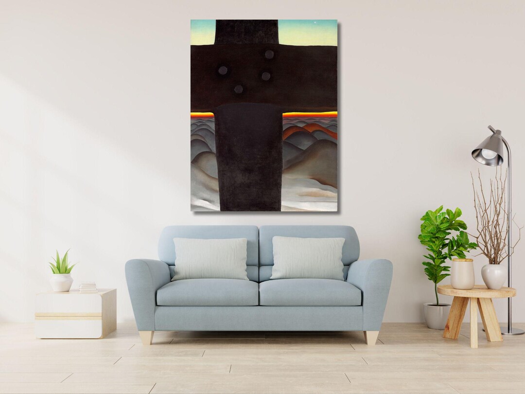 Georgia O'keeffe Cross Print Canvas, Georgia O'keefe Poster,large ...