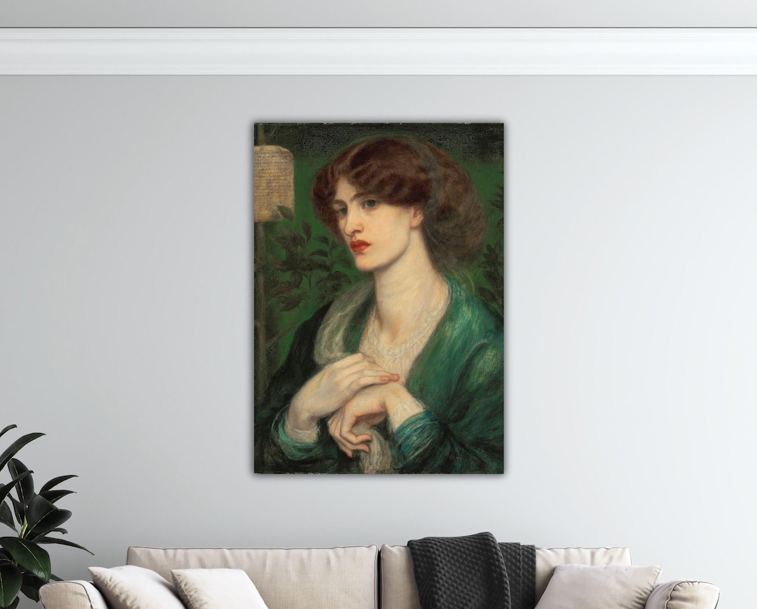 Dante Gabriel Rossetti the Salutation of Beatrice 1869 Canvas Rossetti ...