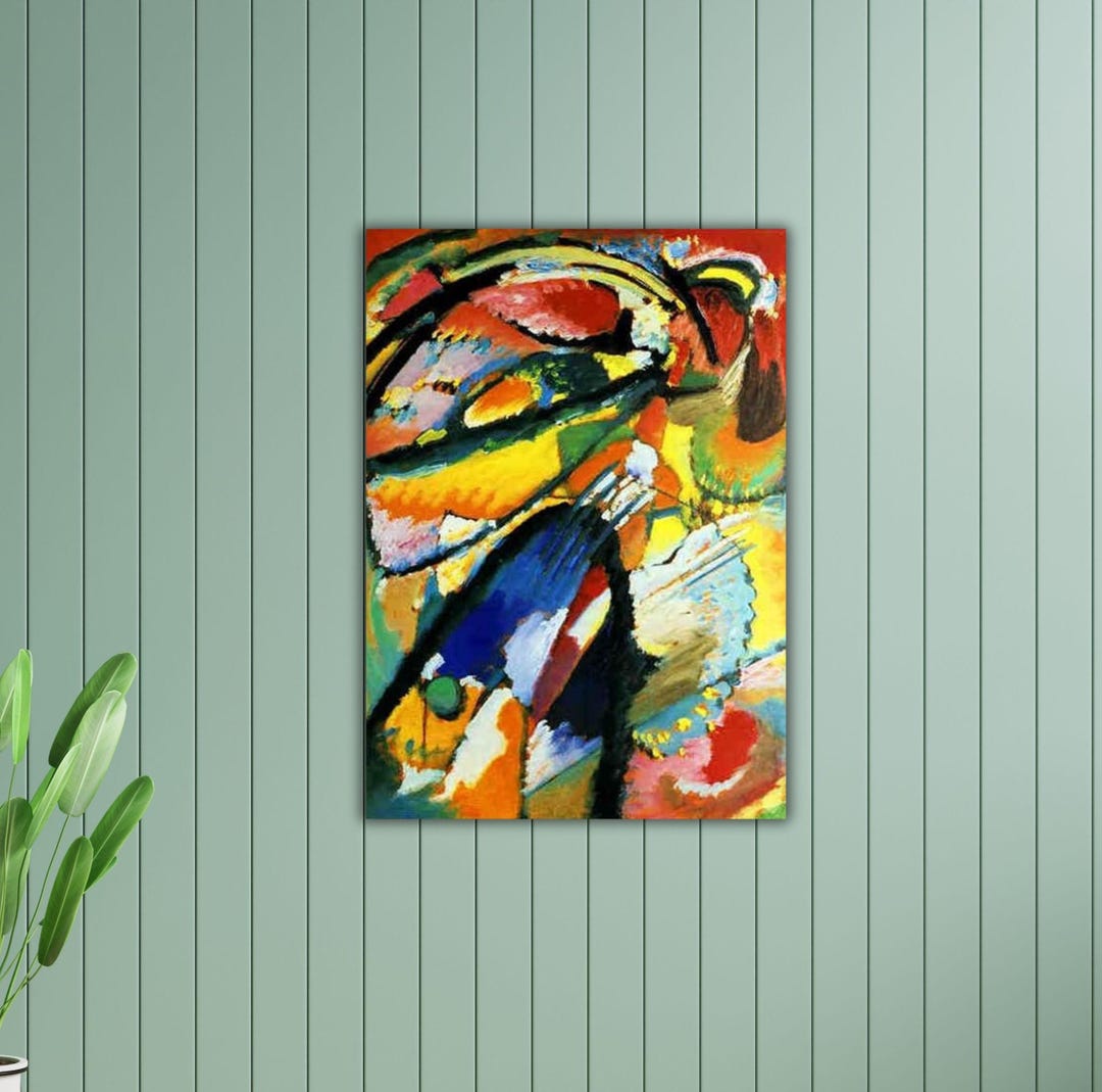 Kandinsky an Angel of the Last Judgement Wall Art Wassily Kandinsky ...