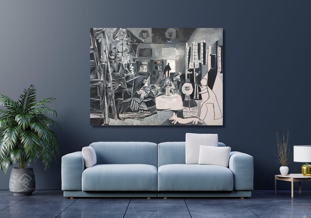 Pablo Picasso Las Meninas Painting Art Print Canvas,masterpiece Canvas ...
