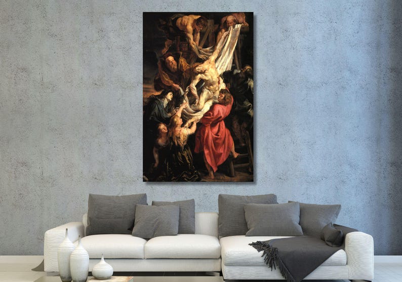 The Descent From the Cross Poster/canvas Wall Art,peter Paul Rubens ...