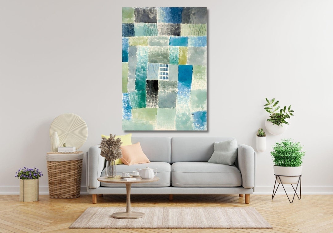 Paul Klee First House in a Settlement Art Print, Paul Klee Artwork ...