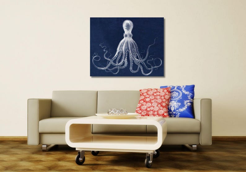 Octopus Canvas Poster, Octopus Art Print, Lord Bodner's Octopus, Lord ...