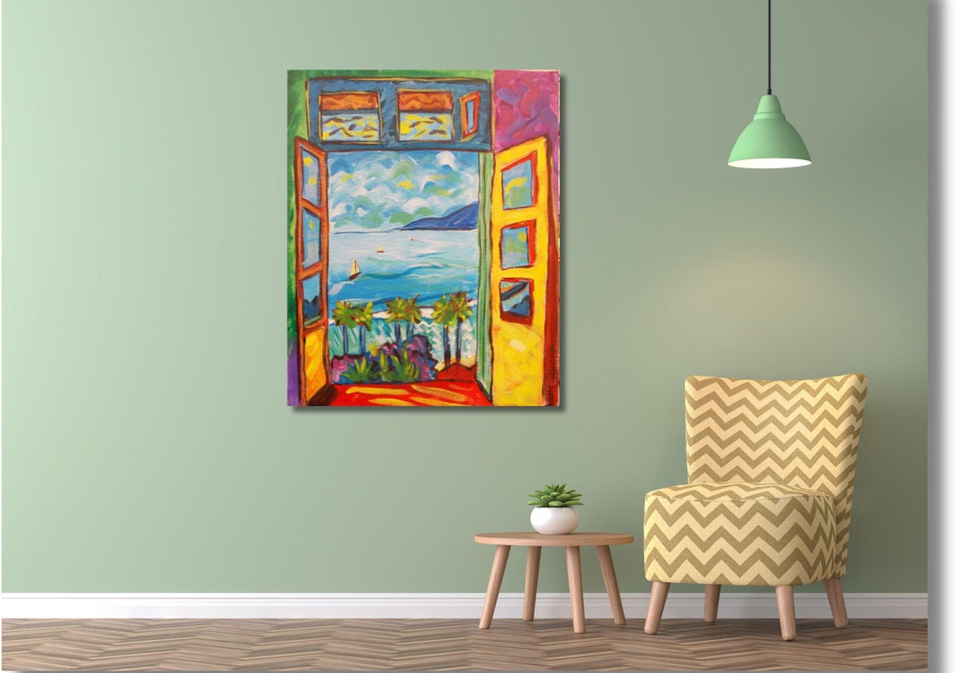 Henri Matisse the Open Window Painting Poster Canvas Wall Art,henri ...