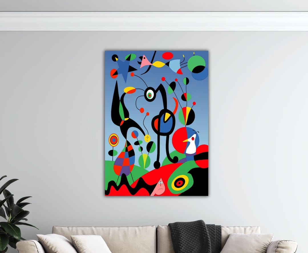Joan MIRO the Garden 1925 Poster Miro Canvas Exhibition Painting Joan ...