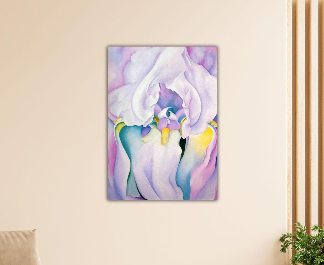 Georgia O'keeffe Light of Iris Ready to Hang Canvas,o'keeffe Flower ...