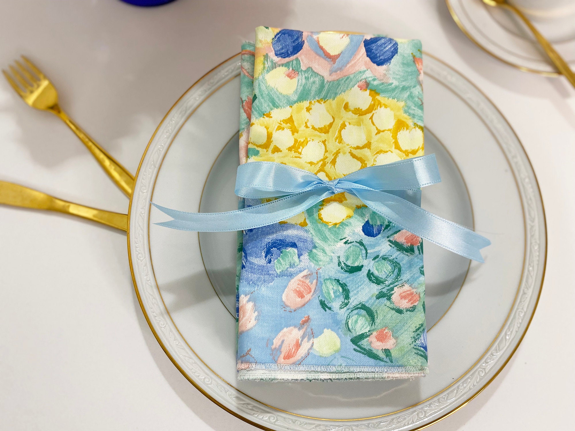 Spring Napkins Décor Set of 4 Napkins Cloth Napkins - Etsy