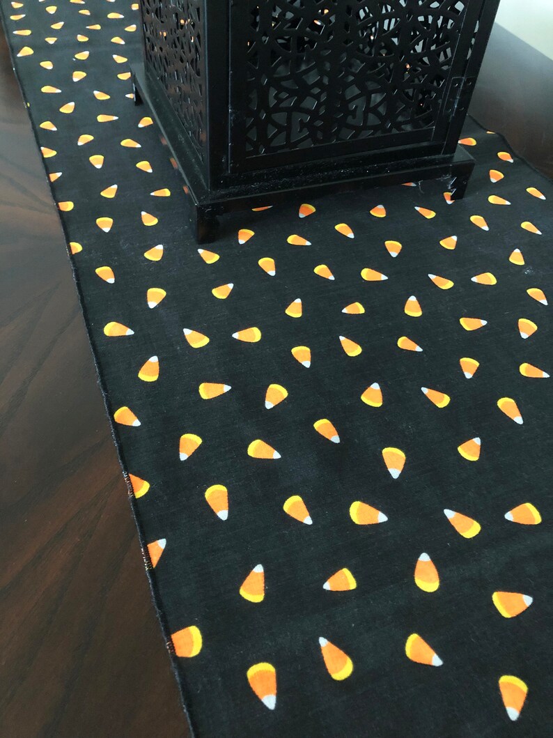 Halloween Candy Corn Table Runner Table Top Décofall | Etsy
