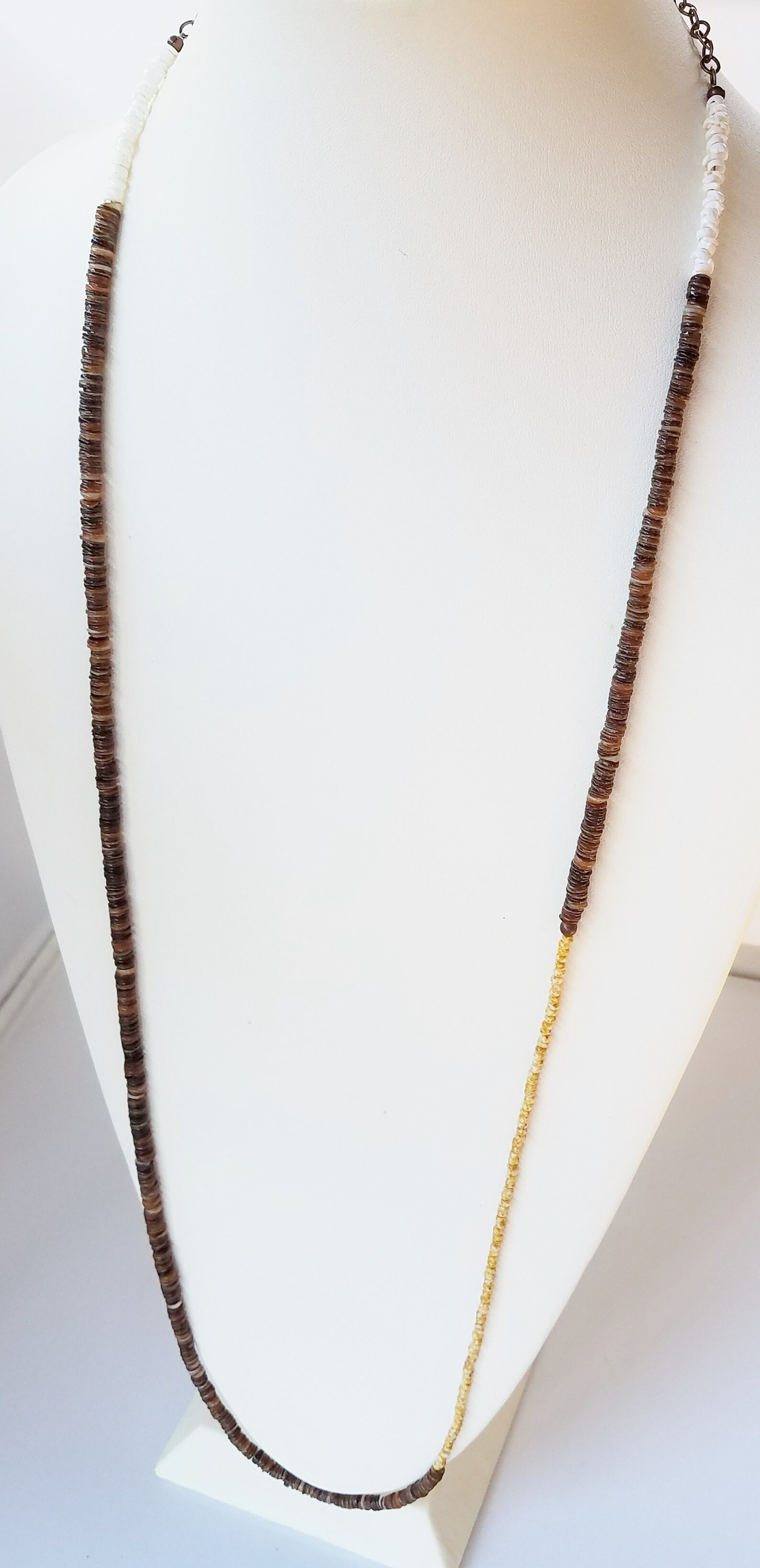 Tagnipis Shell and Puka Shell Asymmetrical Wrappable Necklace - Etsy