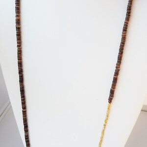 Tagnipis Shell and Puka Shell Asymmetrical Wrappable Necklace - Etsy