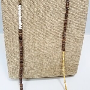 Tagnipis Shell and Puka Shell Asymmetrical Wrappable Necklace - Etsy