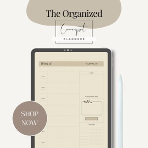 Sunday Start Simple Weekly Planner Bundle/minimalist/clean/digital ...