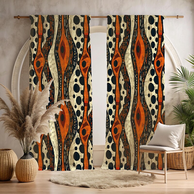 African Curtains - Etsy