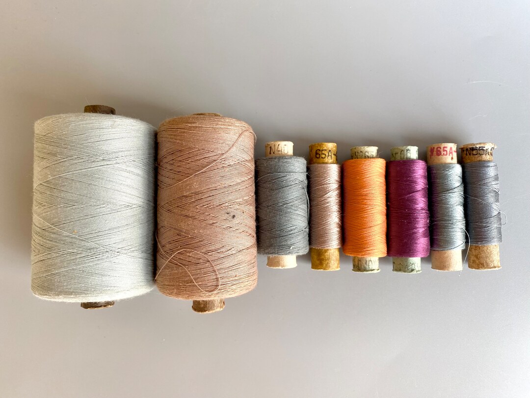 8 Pc Vintage Sewing Threads Soviet USSR - Etsy