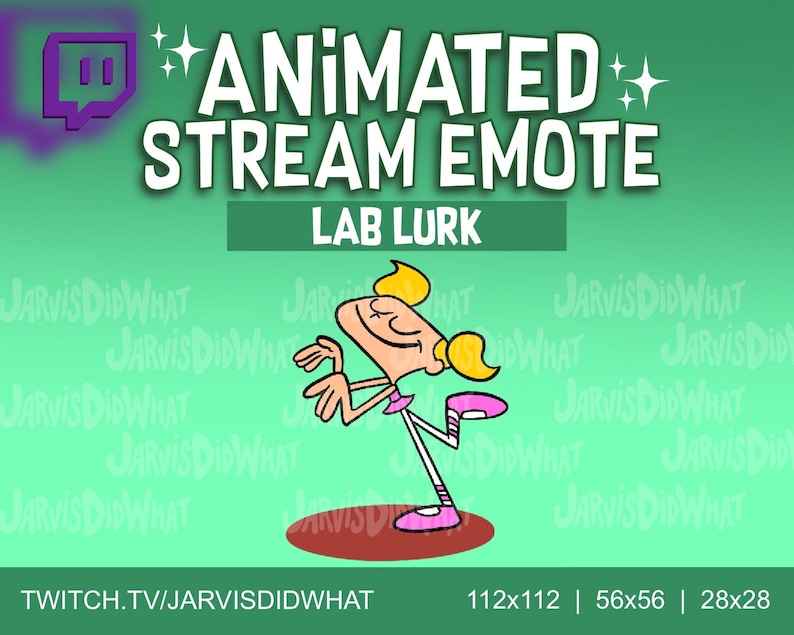 Animated Twitch Emote | Lurk Emote | Dexter Emote | Discord Emote | Funny Emote | for Streamers ...