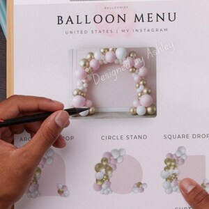 Editable Balloon Menu Template: Customizable Pricing (digital Download ...
