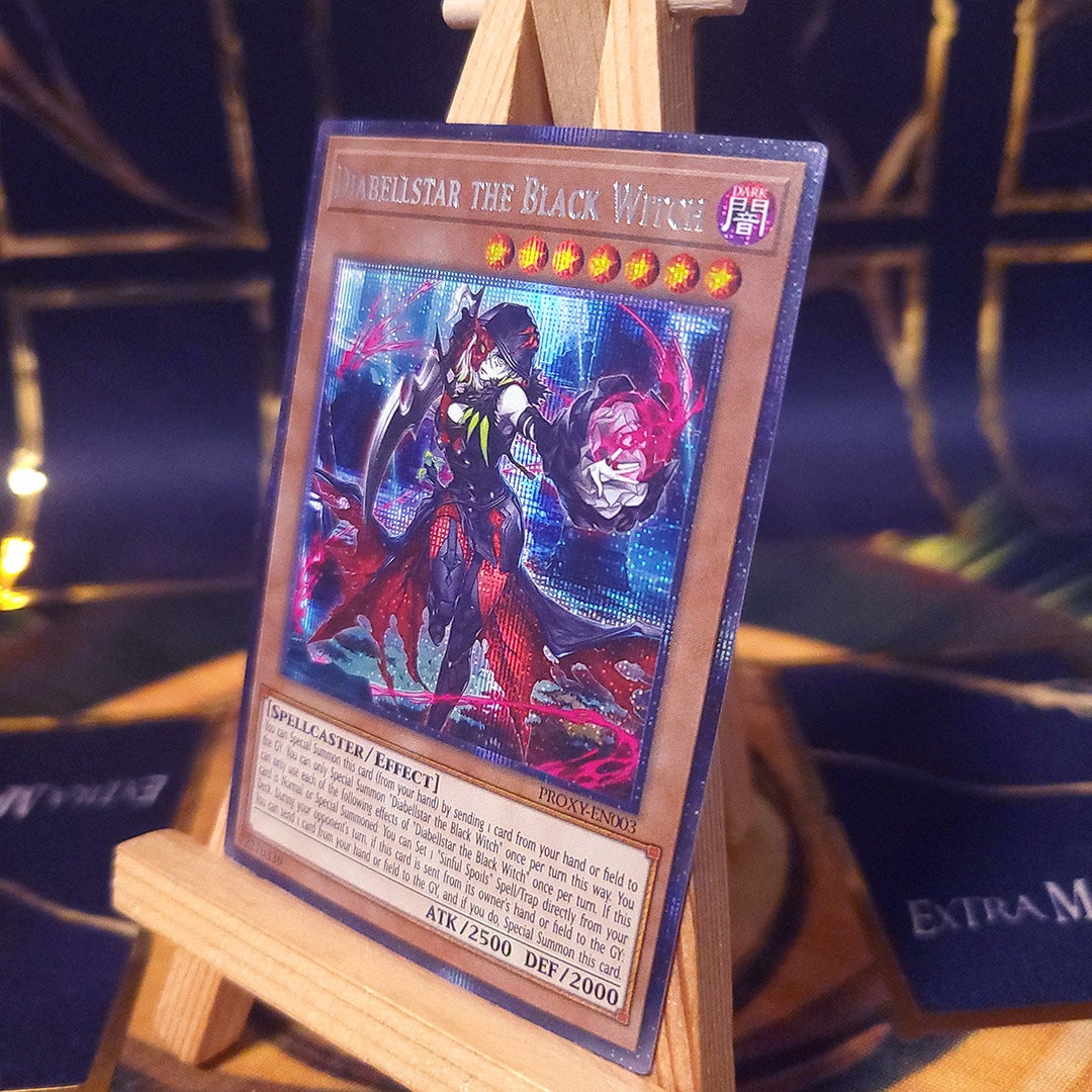 Secret Rare Orica Diabellstar the Black Witch Holo Foil Custom Card the ...