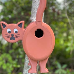 Whimsical Cat Birdhouse - Feline Fine Outdoor Décor - Etsy