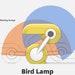 Chirpy 3D Printed LED Bird Lamps - Adjustable Whimsical Lighting - Etsy