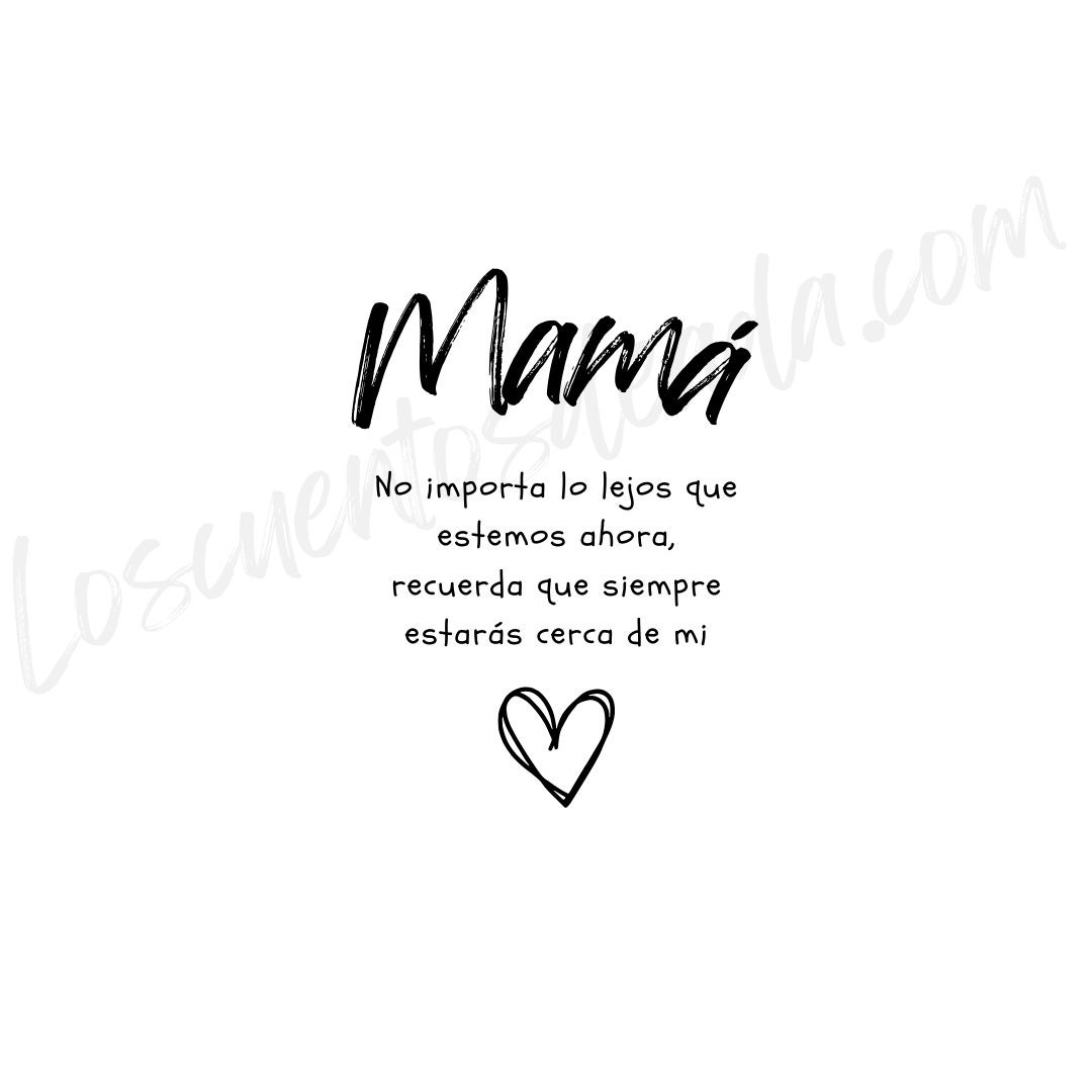 Mom From a Distance Message to Dedicate to Mom, Downloadable Svg 4 ...