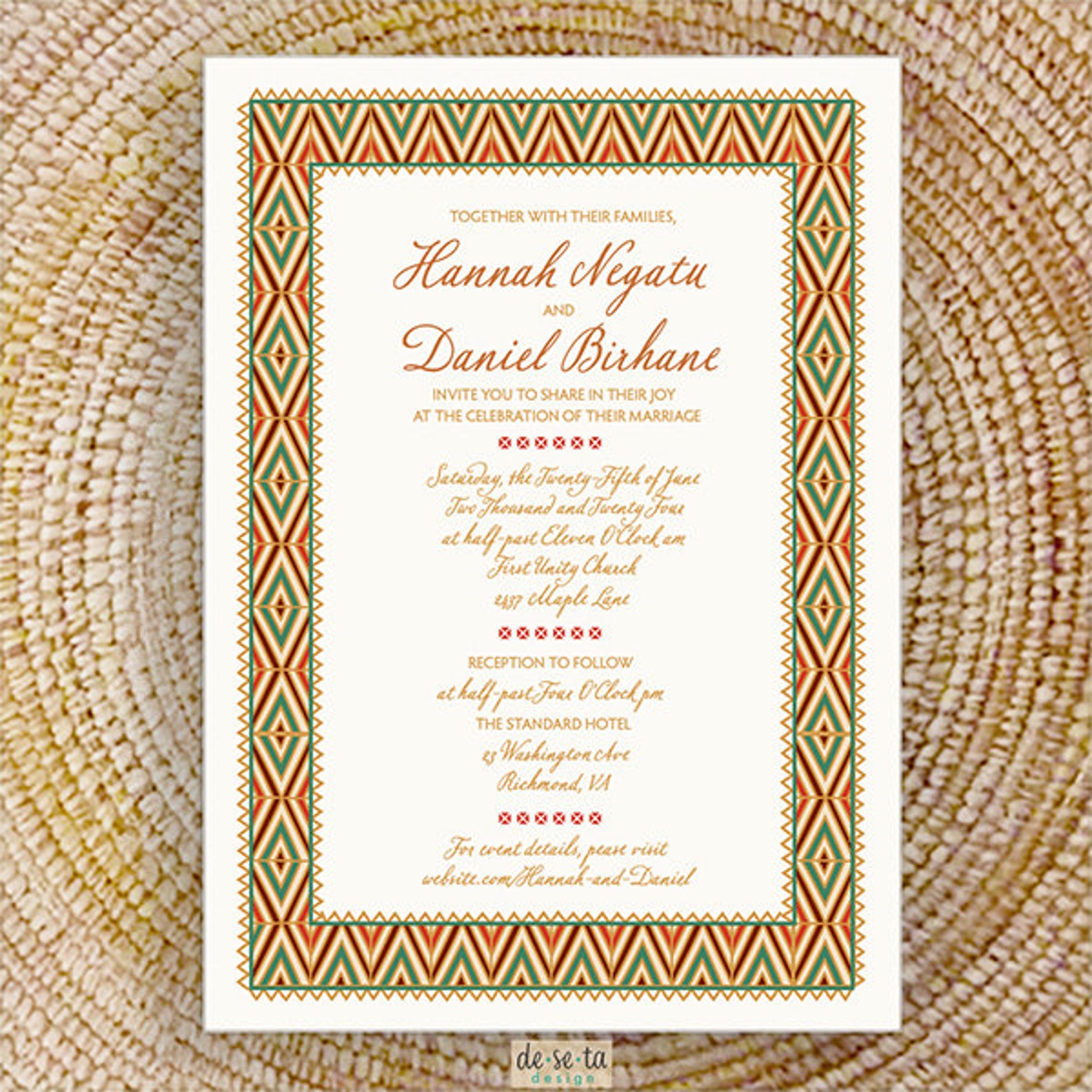 For the Culture Wedding Invitation, Ethiopian, Eritrean, Habesha ...