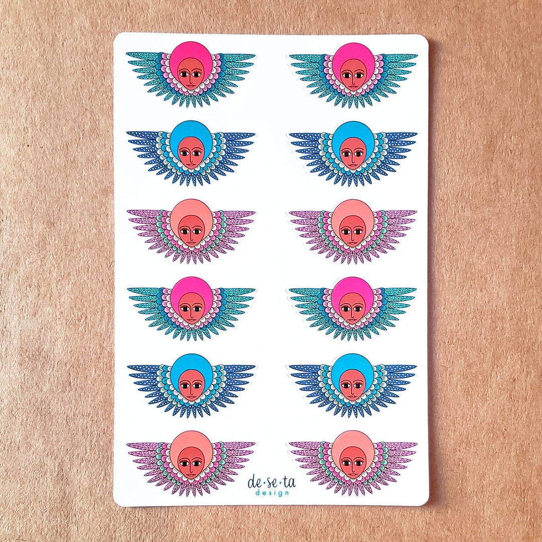 Deseta Angels Sticker Set - Etsy