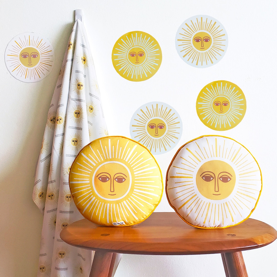 Sunshine Wall Decals, Sun Wall Decals, Nursery Decor - Etsy