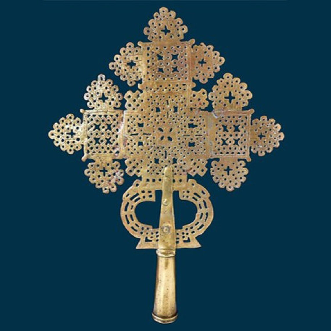 Meskel Pattern With Floral Border Wedding Invitation, Pink & Champagne ...