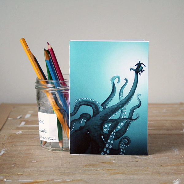 Octopus Notebook - Etsy