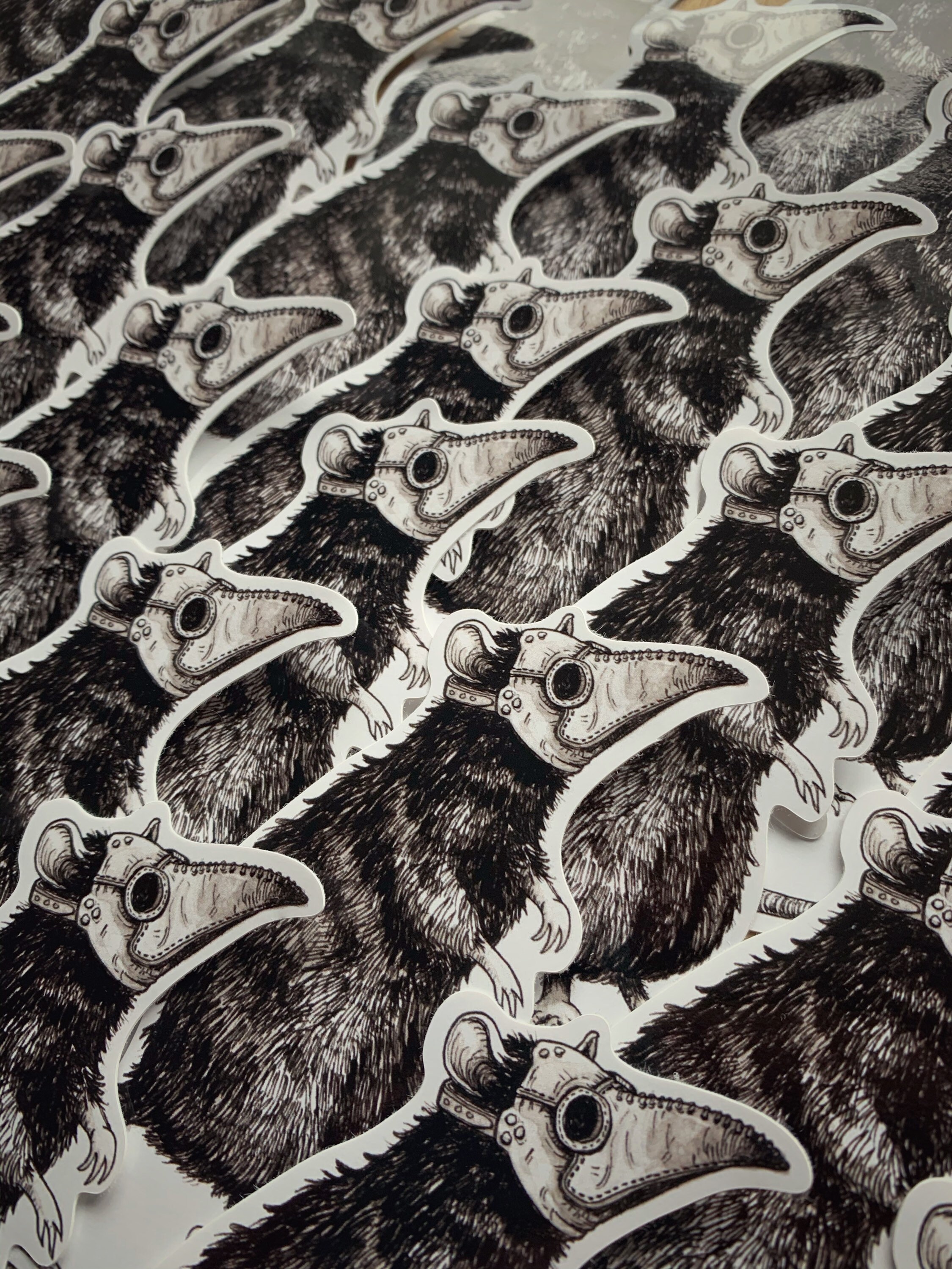 Plague Rat Sticker - Vinyl Sticker - Etsy