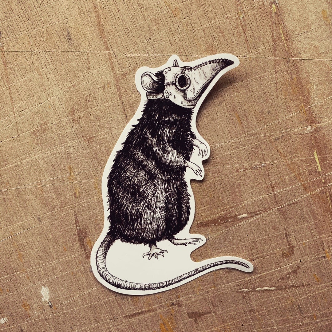 Plague Rat Sticker - Vinyl Sticker - Etsy