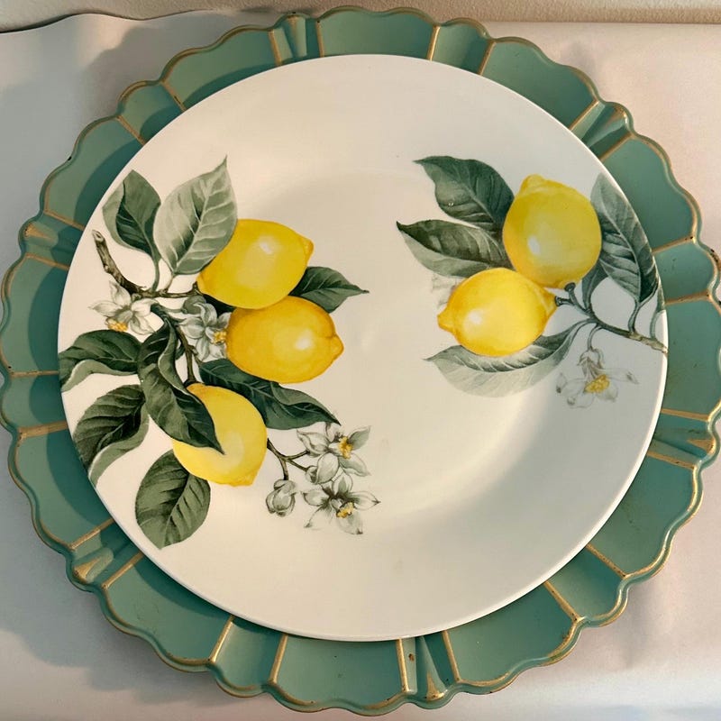 Lemon Dinnerware - Etsy