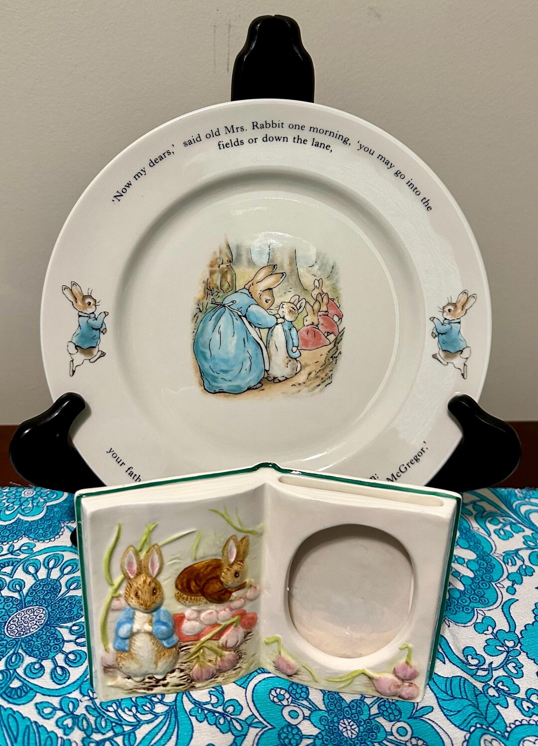 Beatrix Potter’s Classic Peter Rabbit Wedgwood Plate With Frame ...