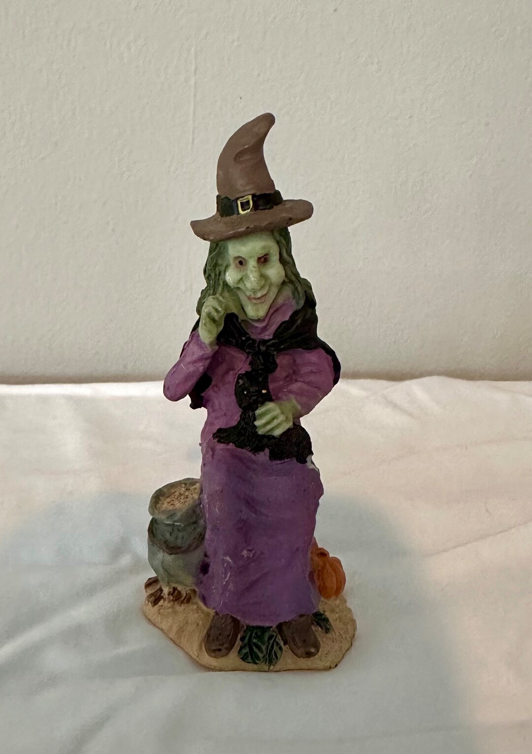 Vintage Halloween 50s Witchs Ghost Cat Figurine. Great Condition. - Etsy